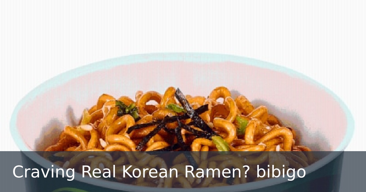 Deanna2u - Craving Real Korean Ramen? bibigo